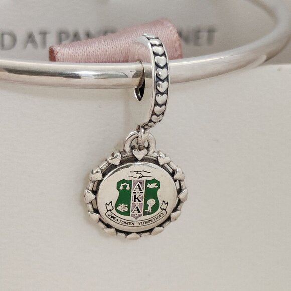 Pandora | Jewelry | Pandora Aka Dangle Charm Alpha Kappa Alpha Sorority ...